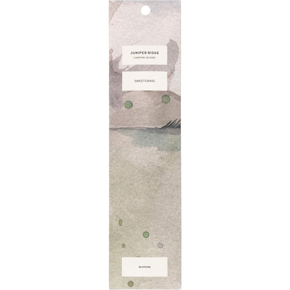 Sweetgrass Campfire Incense – Juniper Ridge